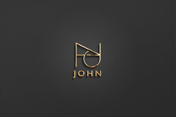 JOHN - Name Logo Design | Instant Download – Lumière Noire Studio