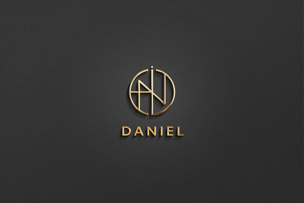 DANIEL - Name Logo Design | Instant Download | Premade Logo | Minimali ...