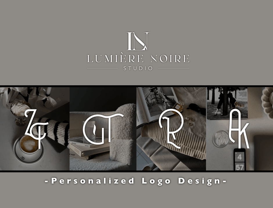 Logo Design Studio Lumière Noire – Lumière Noire Studio